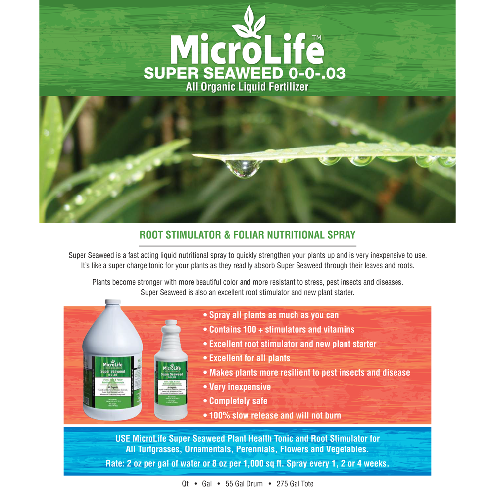 MicroLife Super Seaweed (0-0-0.03) | Green-Eco Provisions