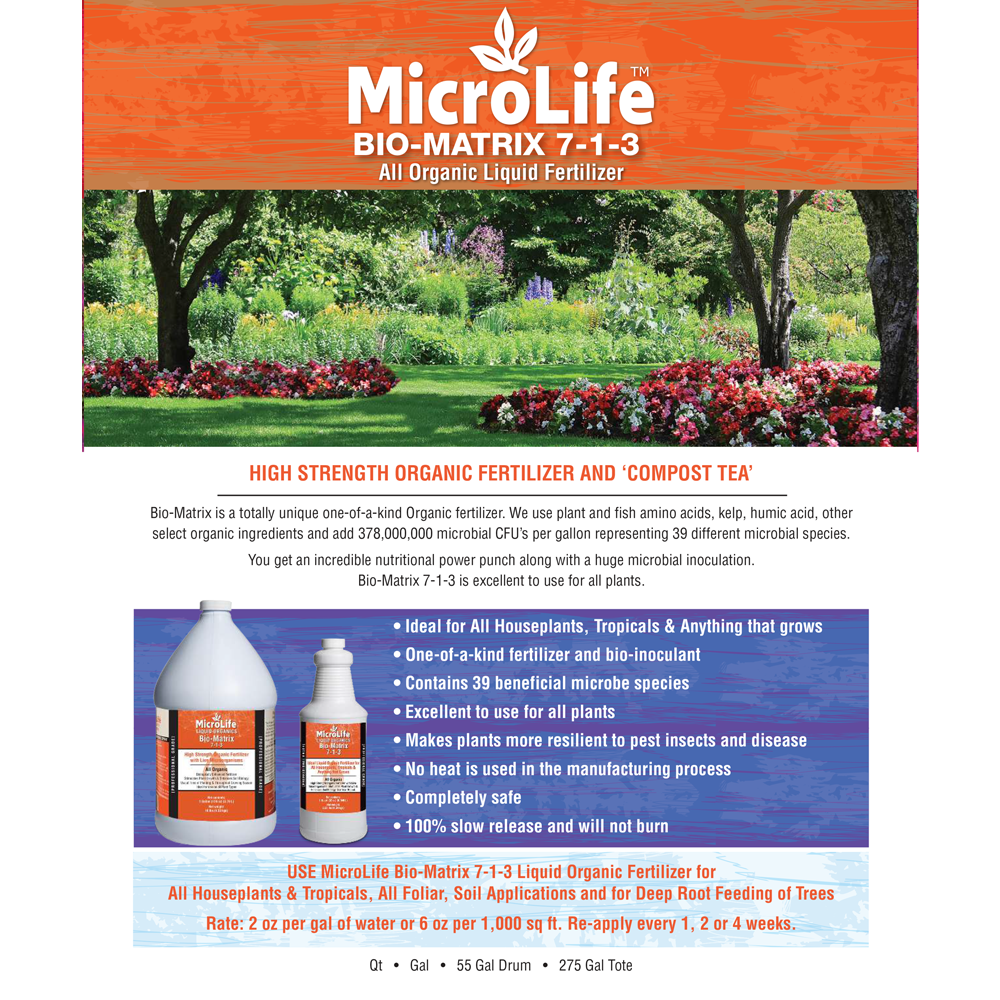 MicroLife Bio-Matrix (7-1-3) | Green-Eco Provisions