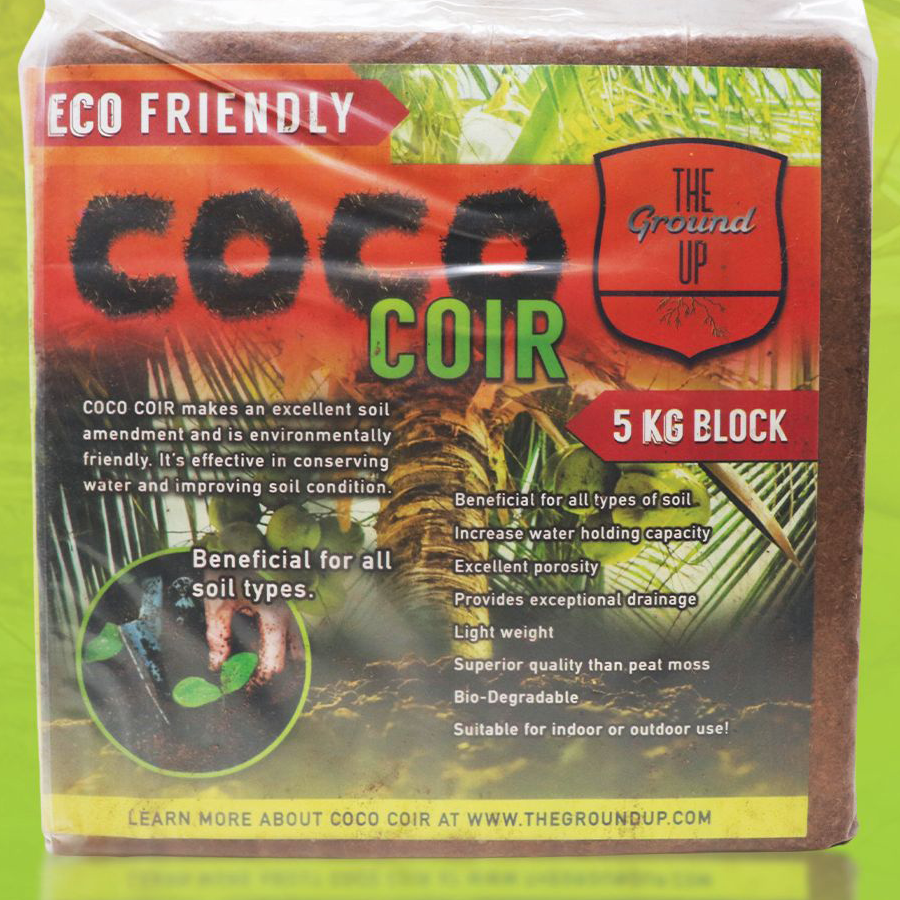 Coco Coir 5kg Block | Green-Eco Provisions